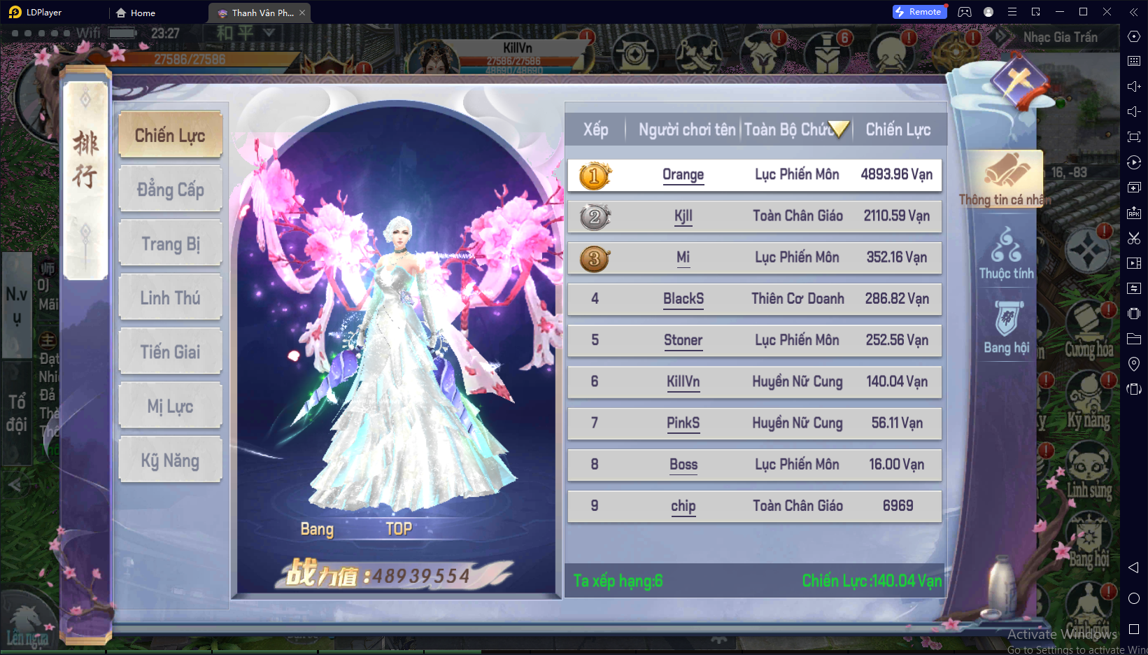 [HLG-Mobile] Máy chủ – Thanh Vân Phục Yêu-HLG-Học Làm Game