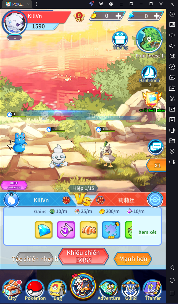 [HLG-Mobile] Máy chủ Linux– Pokemon AFK-HLG-Học Làm Game