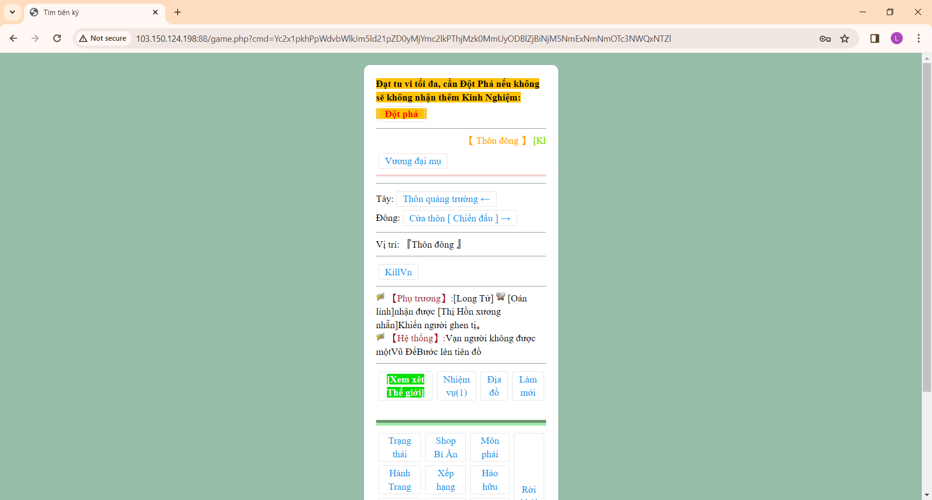 [HLG-WAP] Máy chủ Windows– Tầm Tiên Kỷ-HLG-Học Làm Game